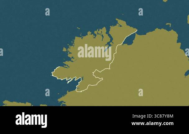 County donegal map Stock Videos & Footage - HD and 4K Video Clips - Alamy