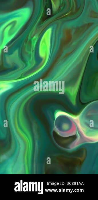 The abstract was made with a mixture of vertical colorful paints ...
