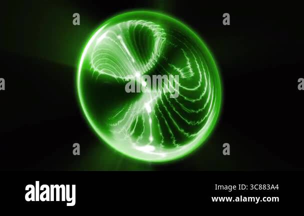 The energetic oval sphere plays with waves and light, creating unique ...