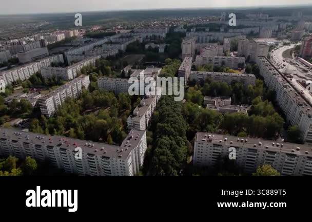 Towering houses merge effortlessly with city shifting environment. Mix ...