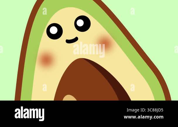 Happy cute smiling avocado Stock Videos & Footage - HD and 4K Video ...
