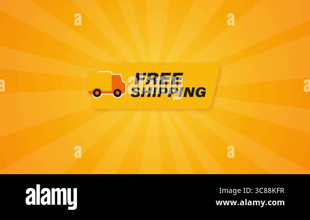 Free shipping delivery no cost online commerce promo shipment car truck ...