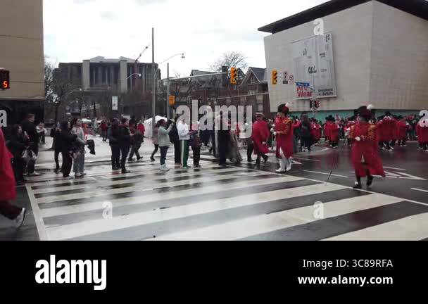 TORONTO, CANADA - MARCH 17, 2025: St. Patrick's Day Parade in Toronto ...