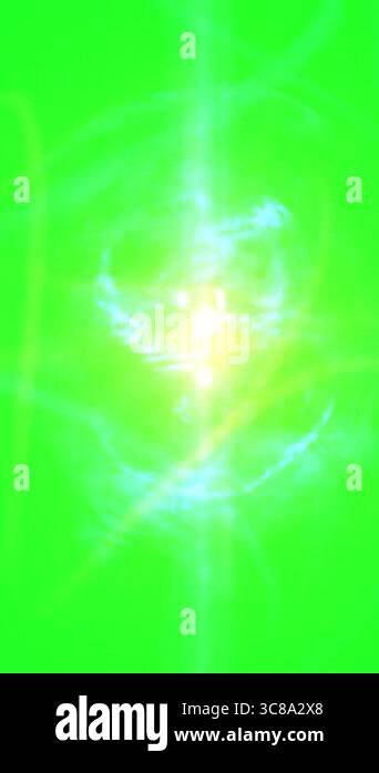 Aura Chakras And Healing Energy on green screen vertical video Stock ...