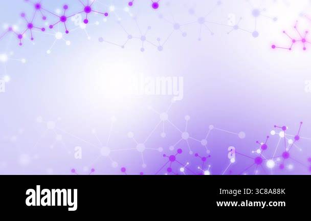 Abstract background of molecular structures. Technological, science and ...