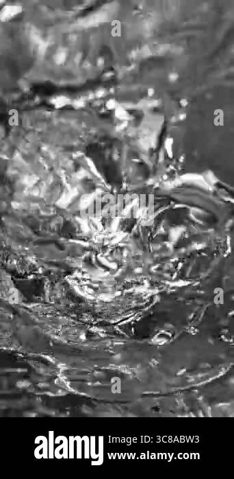 Super Slow Motion of Water Waves in Detail. Filmed on High Speed Cinema ...