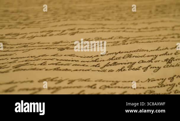 This video features closeups of handwritten notes and historical ...
