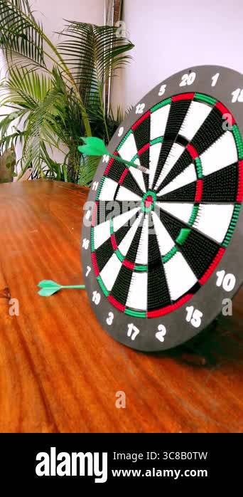 Dynamic dartboard hit sequence capturing bullseye triumph and accuracy ...