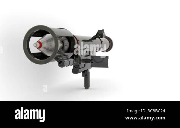 RPG Rocket Launcher Animation Stock Video Footage - Alamy