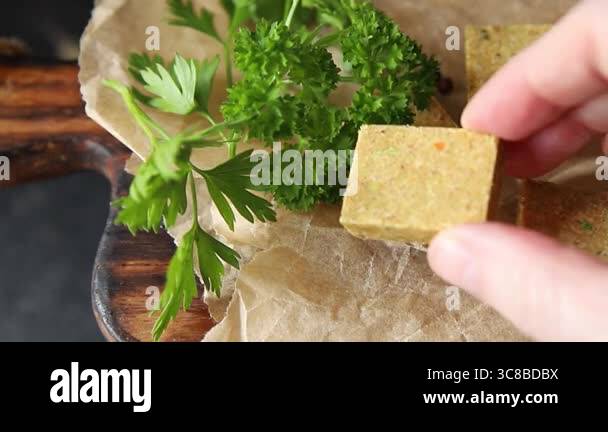 Broth cube vegetable meat broth concentrated broth chicken, pork, beef ...