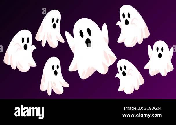 White sheet floating ghost cute funny halloween haunted spooky spirit ...