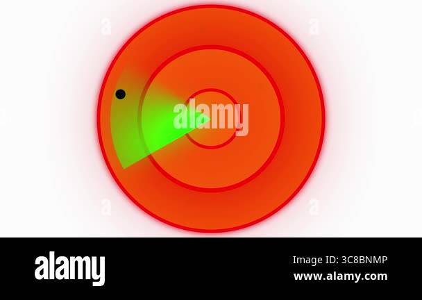 Colorful radar animation with scanning ray in motion effect Stock Video ...