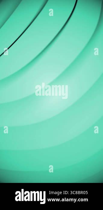 Soft flowing green pastel wave motion on gradient background, creating ...