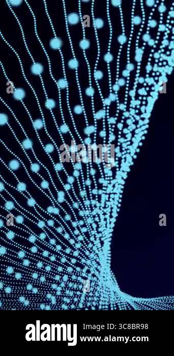 Smooth vertical glowing fluid motion background with vivid color ...