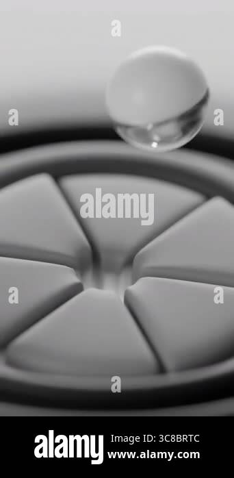 Cloth ball bouncing loop 3d rendering animation Stock Video Footage - Alamy