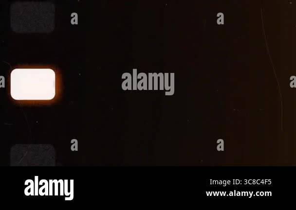 Real Old film tape overlay. Retro super 8 mm effect with text. High ...