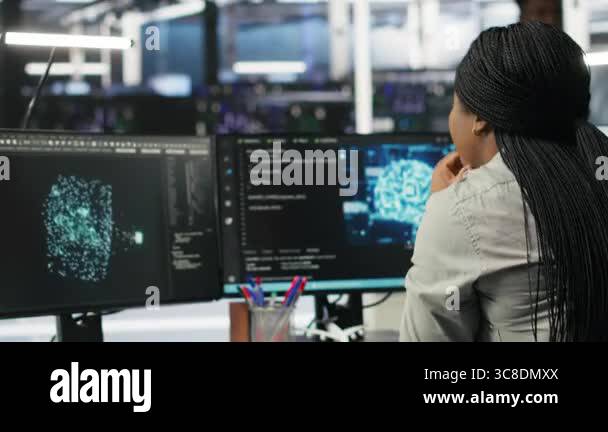Data center software developer using artificial intelligence deep ...