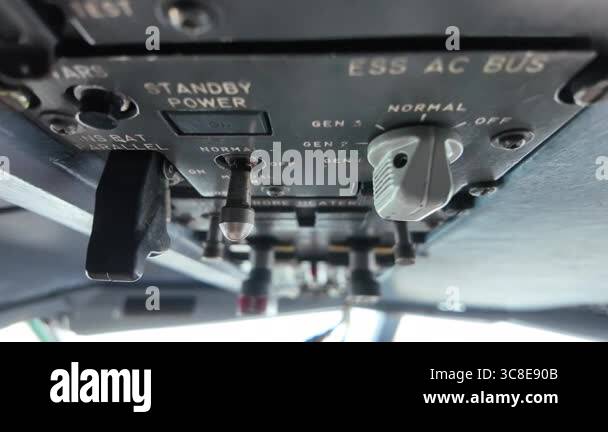 A slowly moving camera view shows the details of Control panel buttons ...