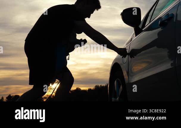 Boy charging electric car Stock Videos & Footage - HD and 4K Video ...