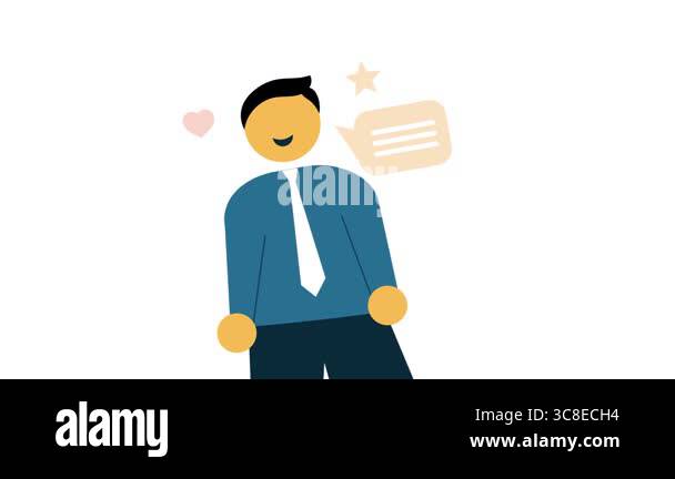 Customer satisfaction feedback vector Stock Videos & Footage - HD and ...