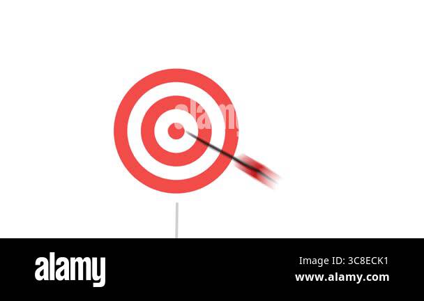 Red target arrow symbolizing Stock Videos & Footage - HD and 4K Video ...