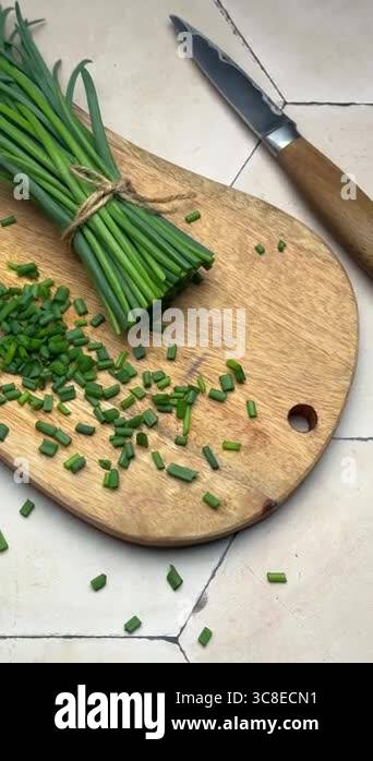 Green fresh chopped chives Stock Videos & Footage - HD and 4K Video ...