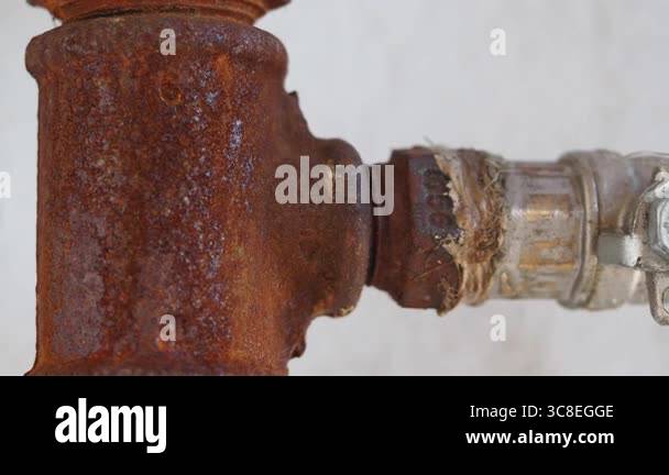 Close up rusty pipe joint Stock Videos & Footage - HD and 4K Video ...