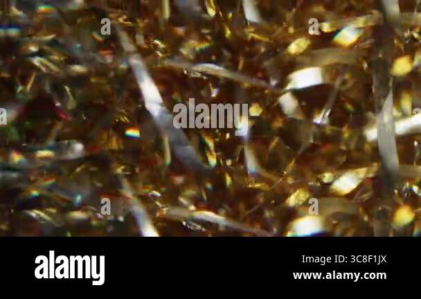 Blur holiday art. Sparkling light. Gleaming sparkling golden white ...