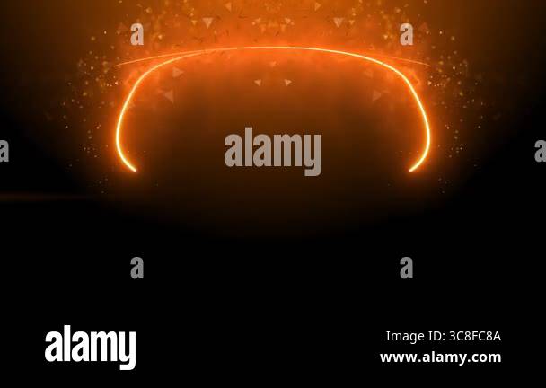 fire light with particle effect background Stock Video Footage - Alamy