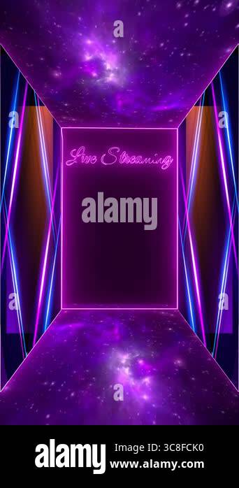 live streaming stage with spotlight effect Stock Video Footage - Alamy