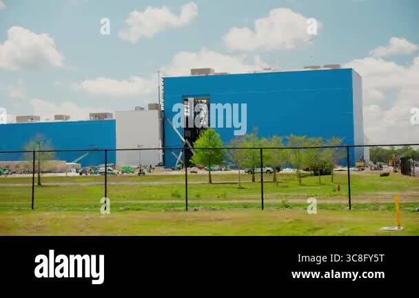 The wide shote of Blue Origin, the commercial spaceflight company in ...