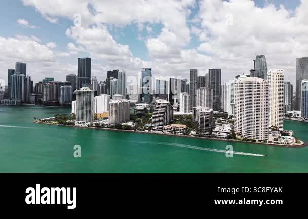 Brickell skyline skyscraper architecture Stock Videos & Footage - HD ...