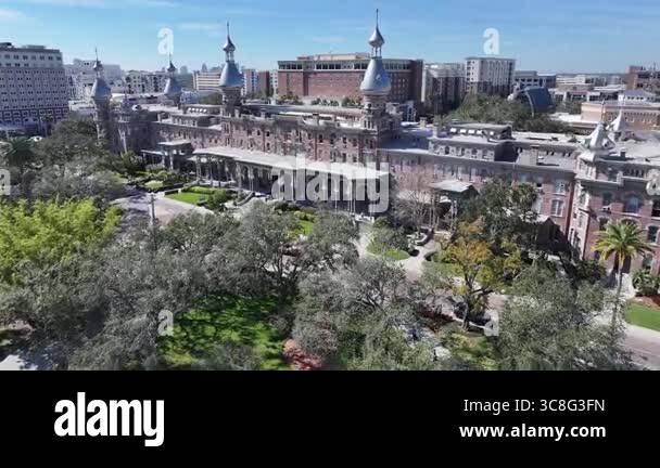 Henry Plant Museum At Tampa In Florida United States. Downtown ...