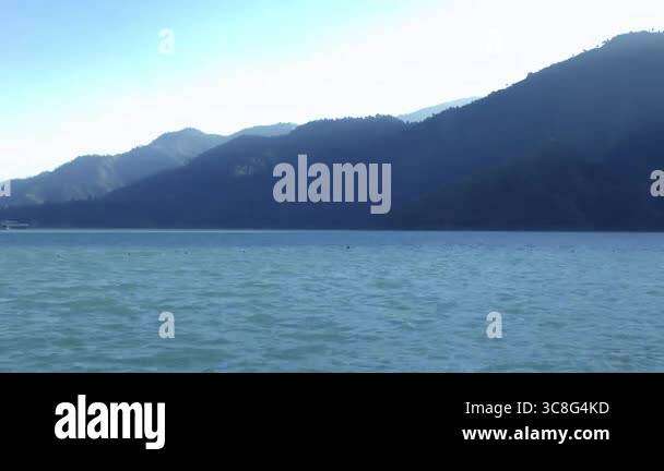 A breathtaking timelapse captures a sunset over the lake, with a ...