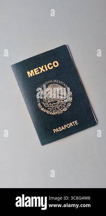 Mexican passport for travelling, flying and doing business. Mexico ...