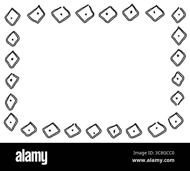 Playful Border Animation Loop Clip Stock Video Footage - Alamy