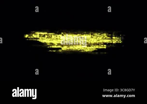 Animation text of Quantum Computing glow gold glitch text effect ...