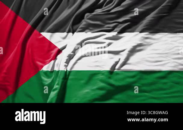 Palestine waving flag realistic cloth Stock Videos & Footage - HD and ...