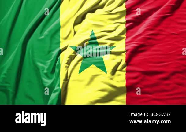 Realistic flag senegal waving Stock Videos & Footage - HD and 4K Video ...