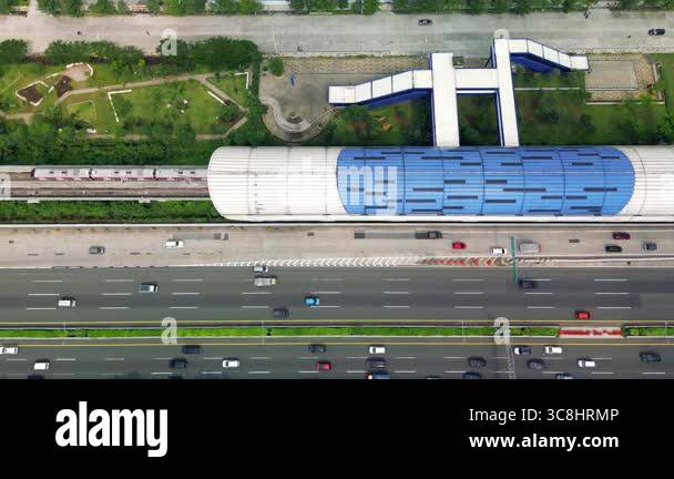 Overhead shot light rail transit Stock Videos & Footage - HD and 4K ...