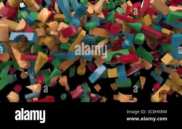 Colorful Animated Wooden Building Blocks Dynamic Screen Transitions 7 ...