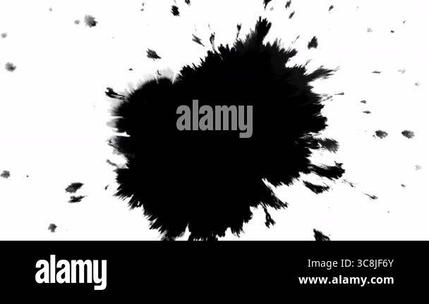 Captivating black ink splashes create stunning and artistic visuals ...