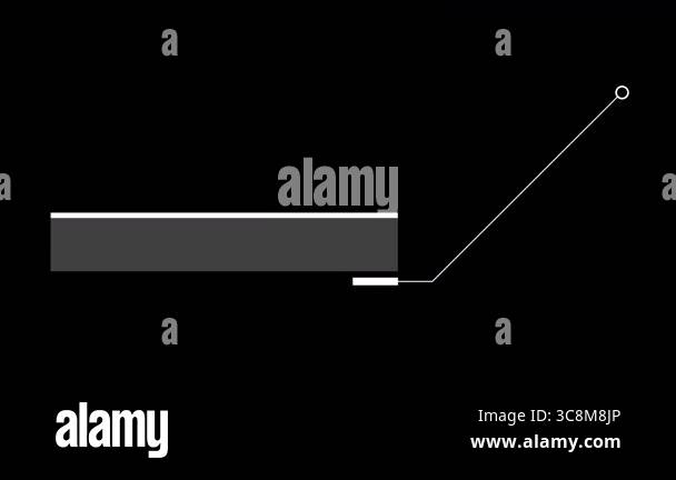Modern Callout HUD Element With Digital Interface. Alpha Stock Video ...