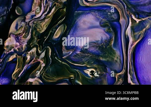 Abstract Ink Paint Diffusion Shapes of Spread Stock Video Footage - Alamy