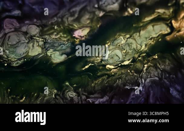 Abstract Ink Paint Diffusion Shapes of Spread Stock Video Footage - Alamy