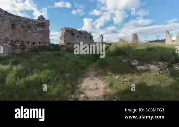 Ruins medieval stone tower Stock Videos & Footage - HD and 4K Video ...