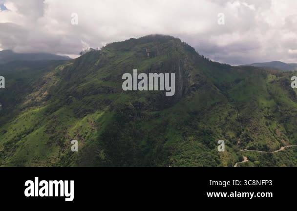 Stunning aerial landscape panorama iconic Ella Rock rising majestically ...