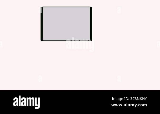 Creative animated graphic of a calculator with a printed bill, ideal ...