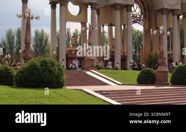 Almaty City Kazakhstan, 7 July 2024. First President's Park in Almaty ...