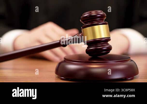 Court auction gavel striking wooden Stock Videos & Footage - HD and 4K ...